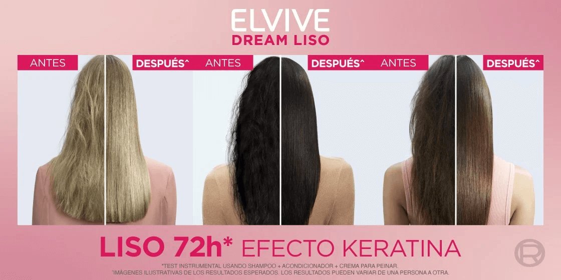 Dream Liso Elvive L’Oréal Paris para un cabello liso y sedoso