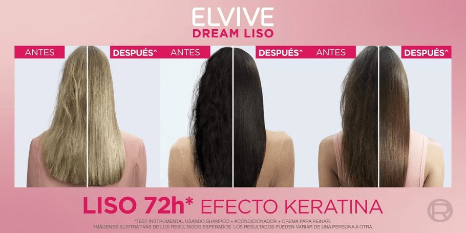 Dream Liso Elvive L’Oréal Paris para un cabello liso y sedoso