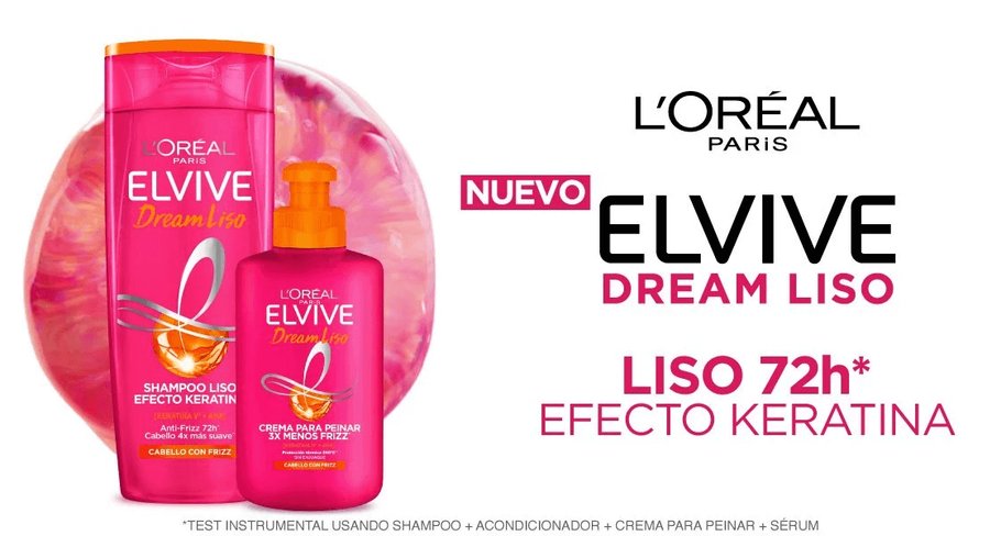 Dream Liso Elvive L’Oréal Paris para un cabello liso y sedoso