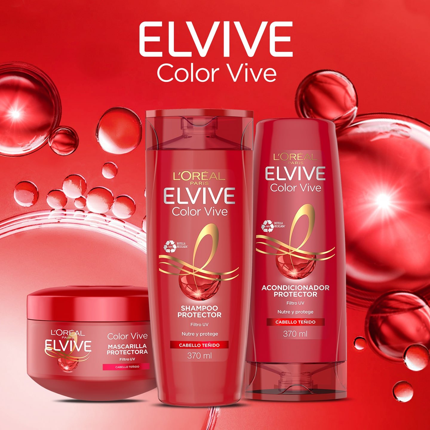 Elvive Color Vive Shampoo Cabello Teñido Loréal Paris