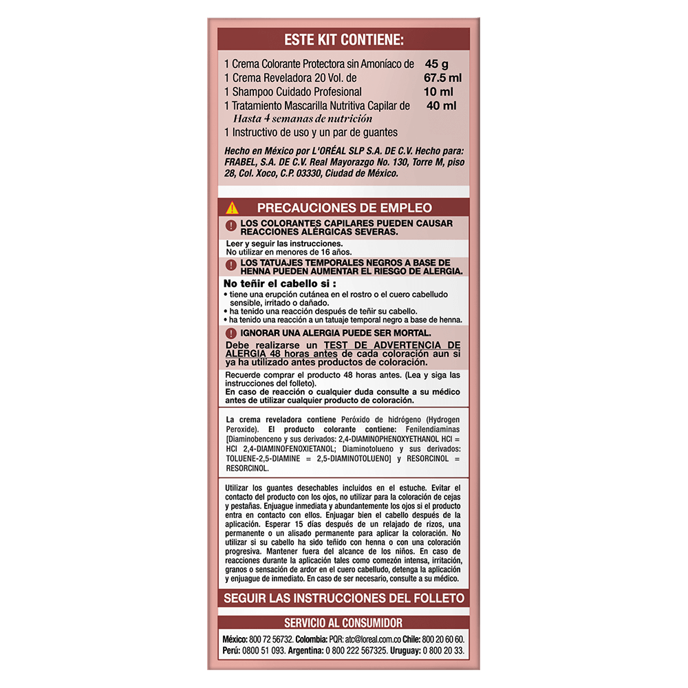 EXCELLENCE Tintura Tintura Excellence Sin Amoníaco 6U Chocolate Puro Universal | L'Oréal Paris