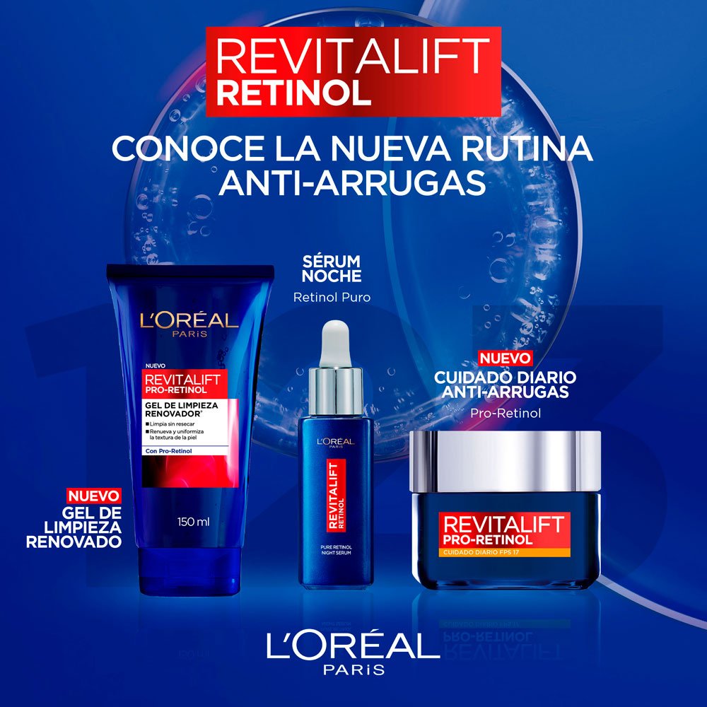 Gel de Limpieza Renovador con Pro-Retinol Revitalift| L'Oréal Paris