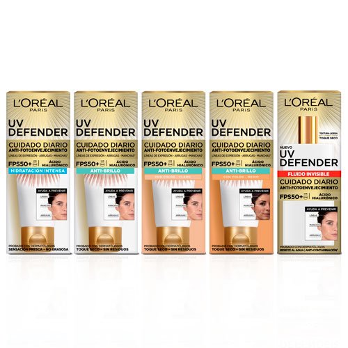 UV Defender Cuidado Solar Fluido FPS 50+ | L'Oréal Paris